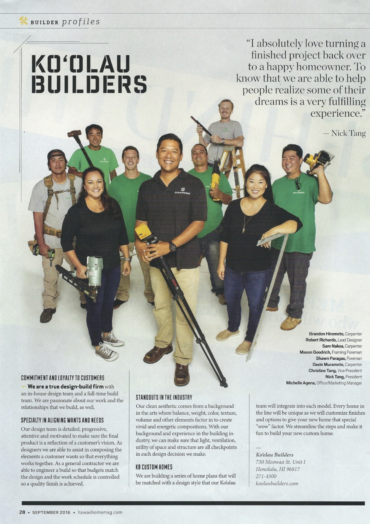 Behind the Build - Ko‘olau Builders Inc.